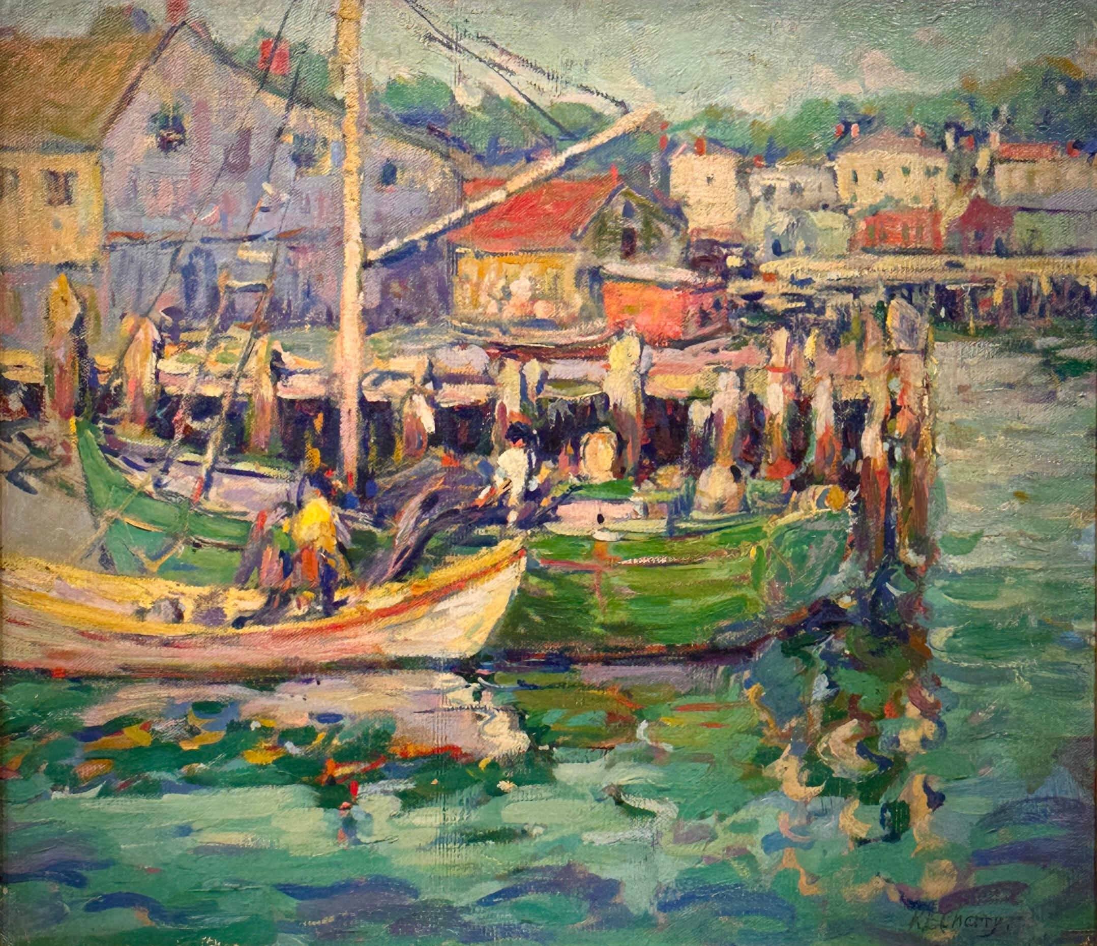 Kathryn Evelyn Bard Cherry - "Quarry, Rockport, MA" - Landscape by ...