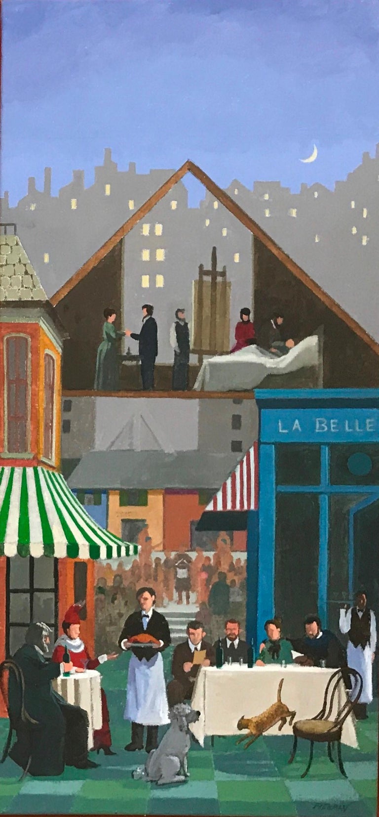 Kathryn Freeman - Colorful Oil Triptych for Opera Lovers Depicting ...