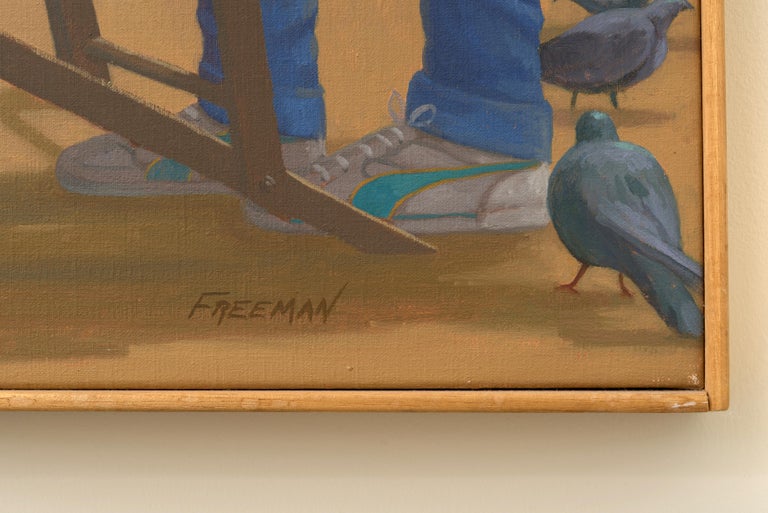 Kathryn Freeman - Narrative figurative landscape of a relaxing ...