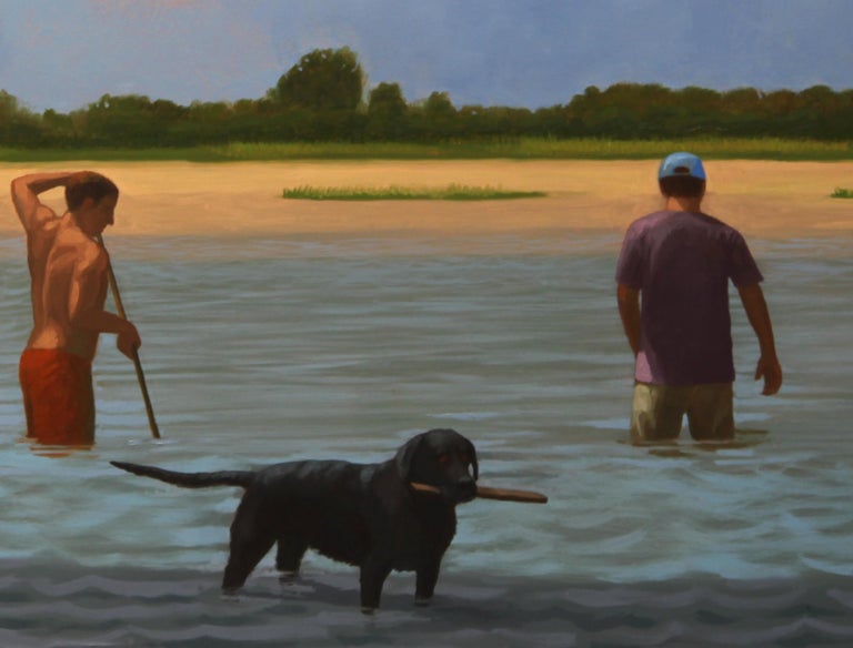 Kathryn Freeman - Narrative figurative landscape of a relaxing ...