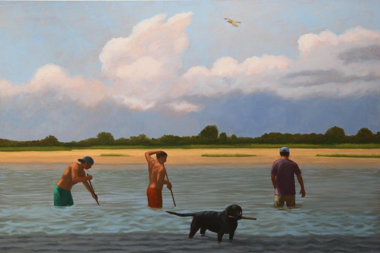 Kathryn Freeman - Narrative figurative landscape of a relaxing ...