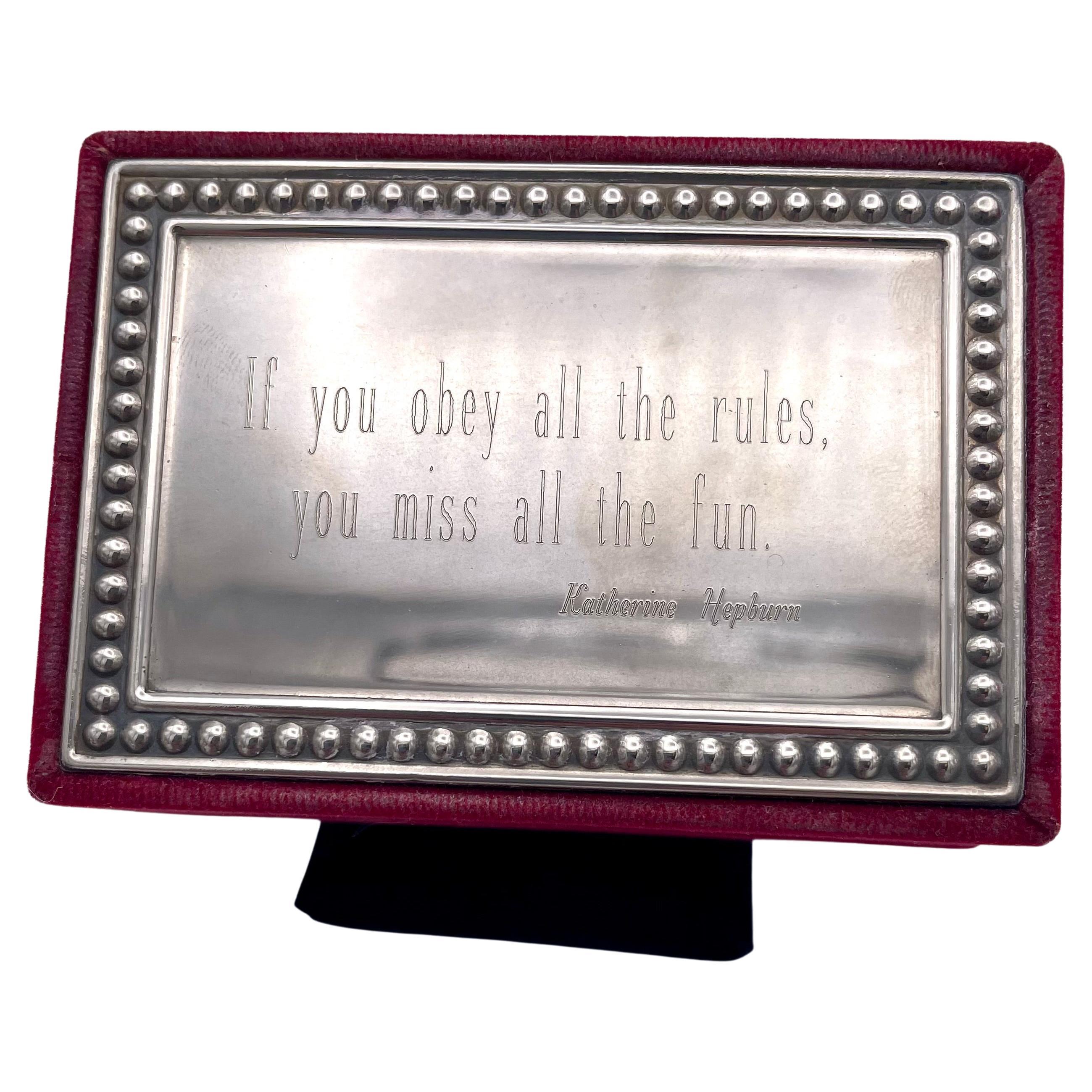 Kathryn Hepburn Box at 1stDibs