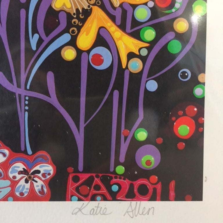 Katie Allen - In the moment 1, stylised abstract landscape, limited ...