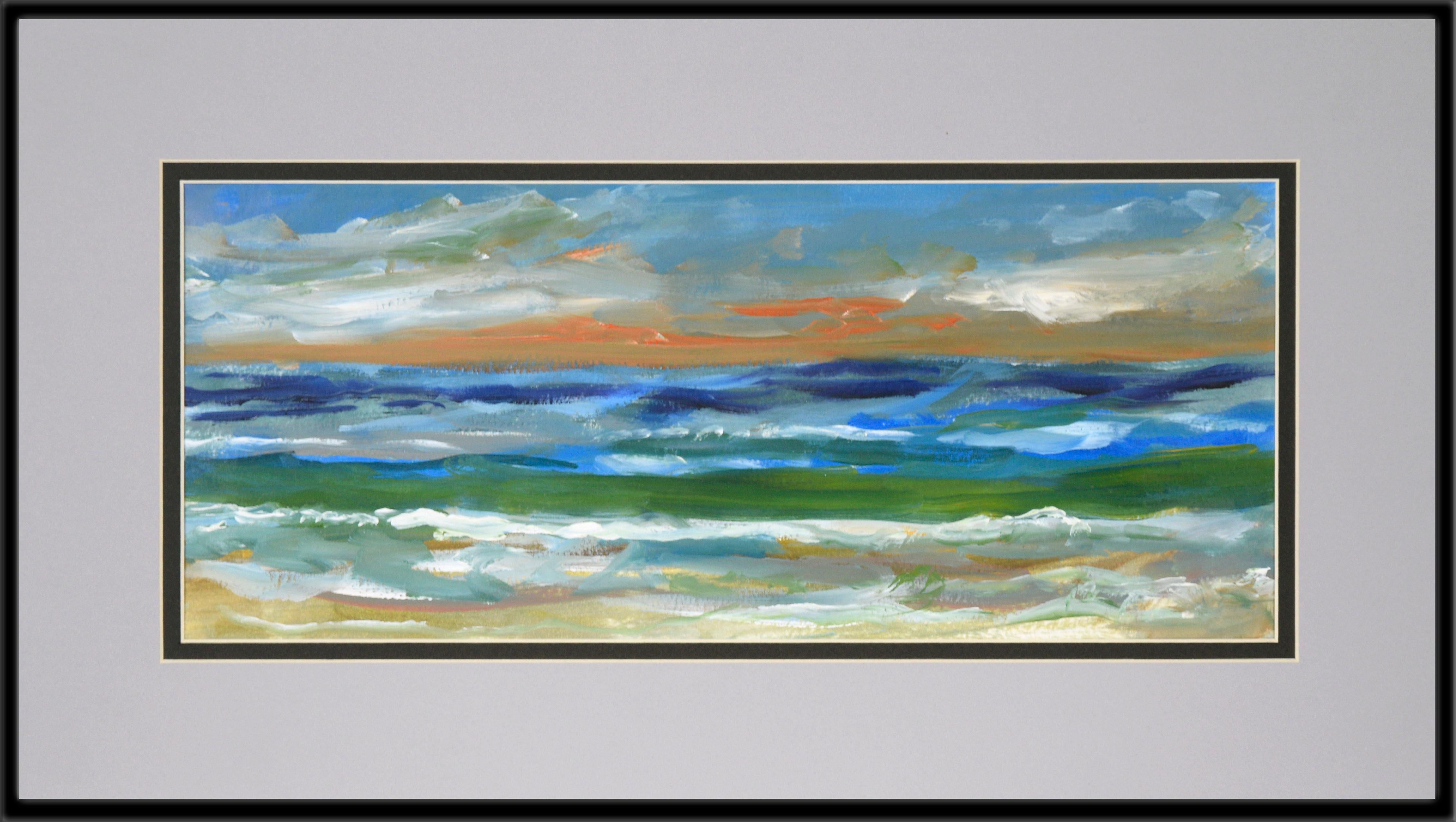 Katy Hawk - "Stormy Morning" Impressionist Seascape at 1stDibs