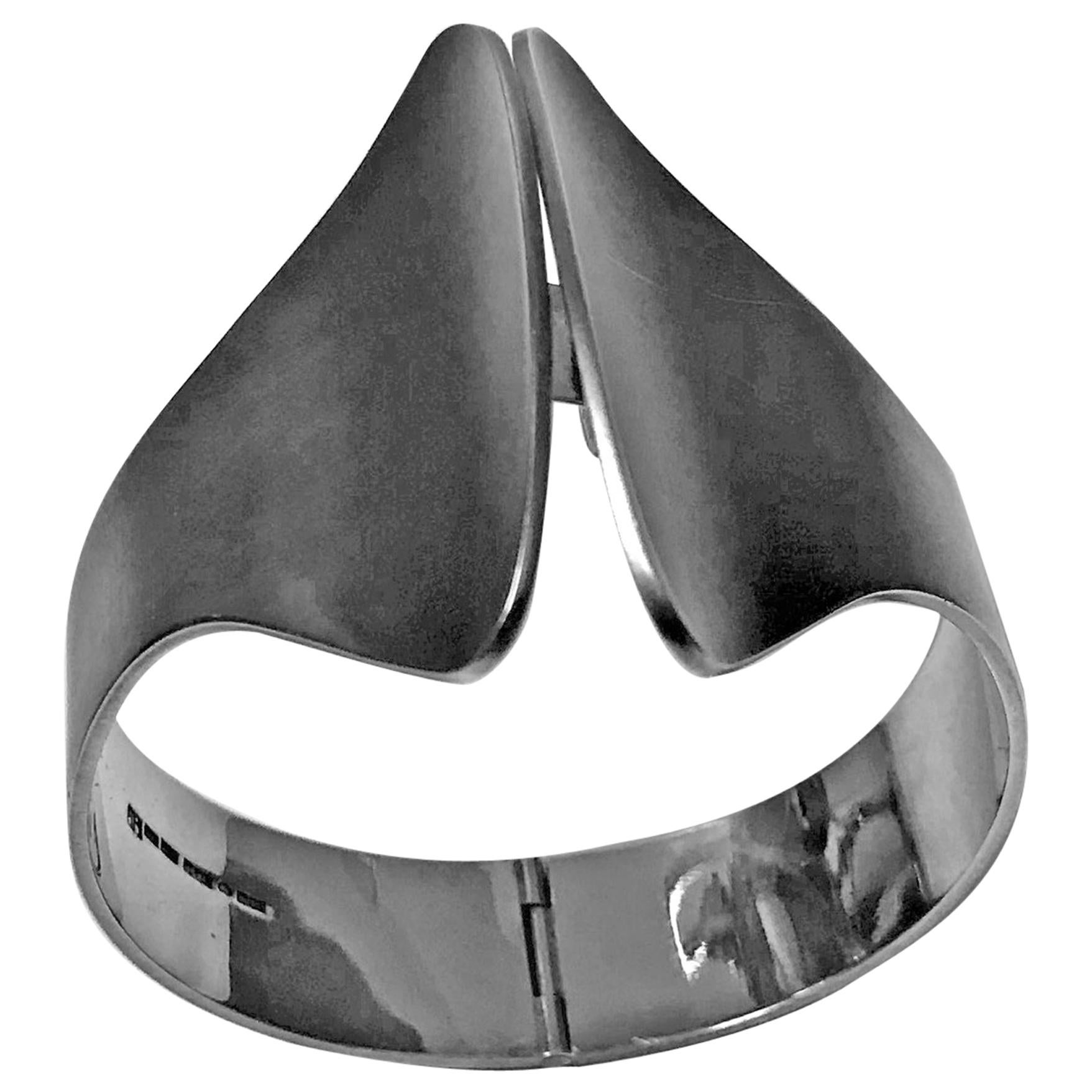 Large 1930s Mexican Sterling Silver Inlay Bracelet For Sale at 1stDibs ...