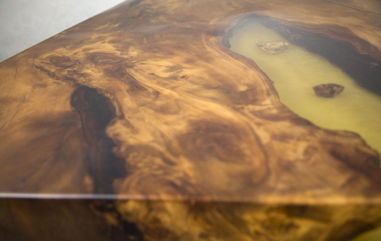 Kauri Coffee Table in Solid Ancient Kauri Wood For Sale at 1stDibs