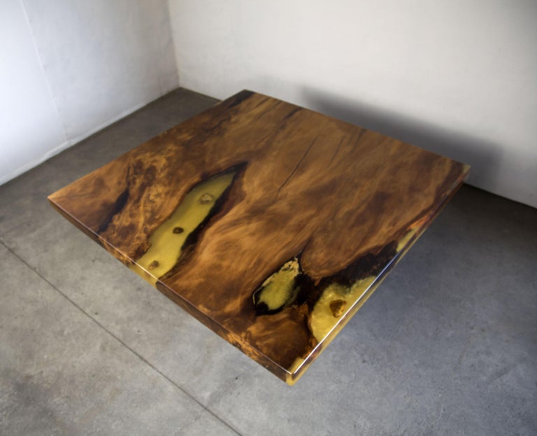 Kauri Coffee Table in Solid Ancient Kauri Wood For Sale at 1stDibs