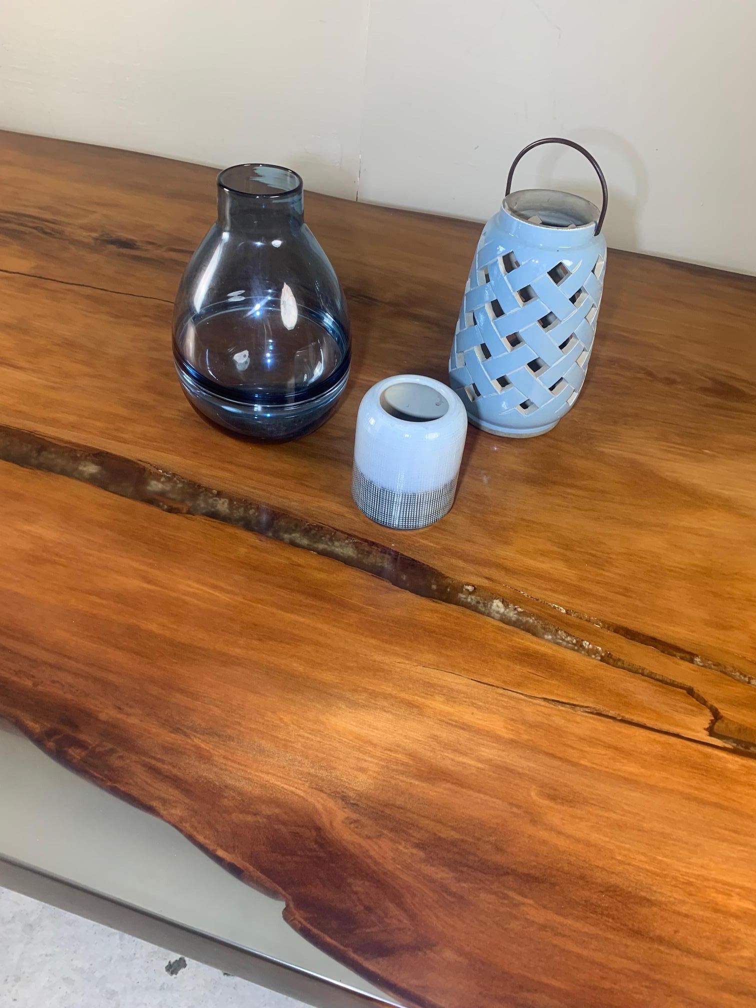 Kauri Dining Table in Solid Ancient Kauri Wood and Amber For Sale at ...