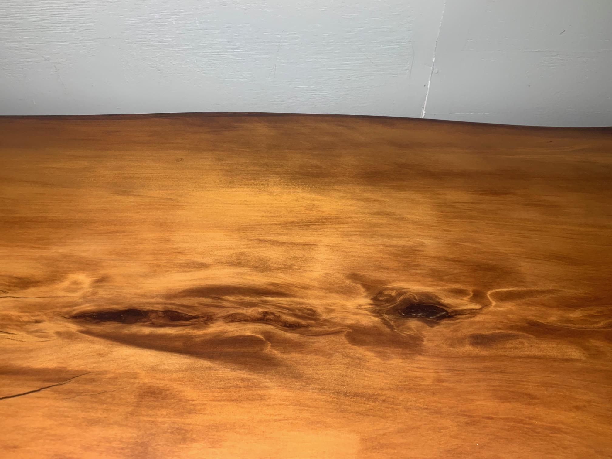 Kauri Dining Table in Solid Ancient Kauri Wood and Amber For Sale at ...