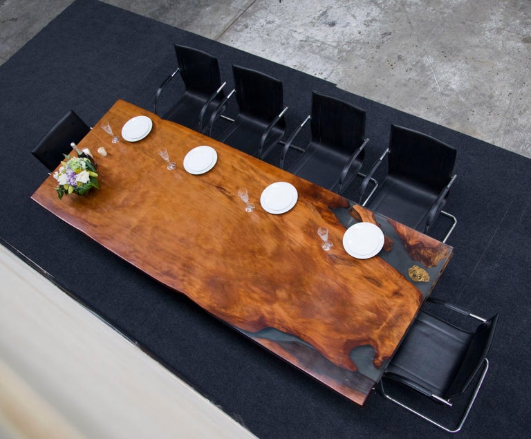 Kauri Dining Table in Solid Ancient Kauri Wood For Sale at 1stDibs