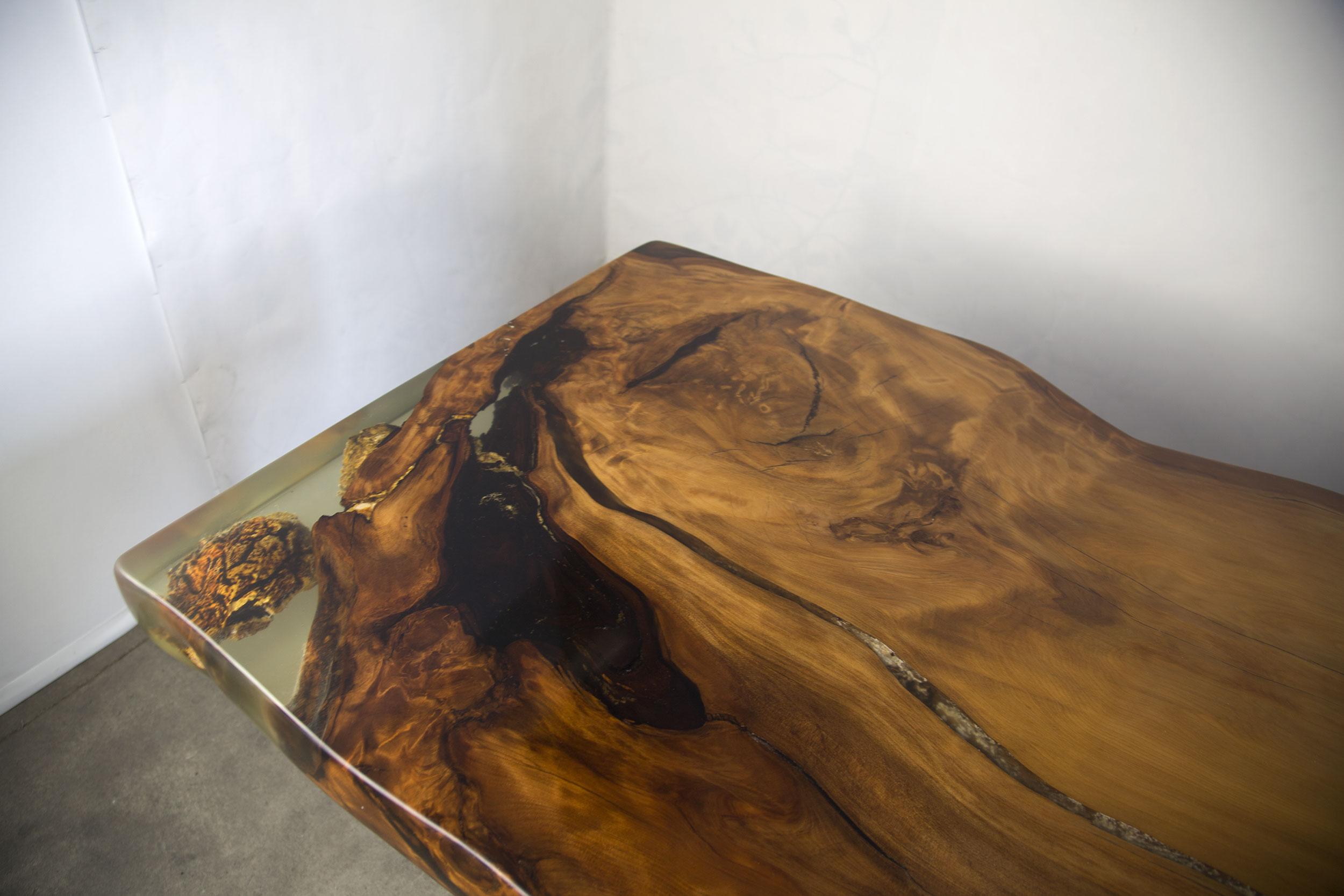 Kauri Dining Table in Solid Ancient Kauri Wood For Sale at 1stDibs