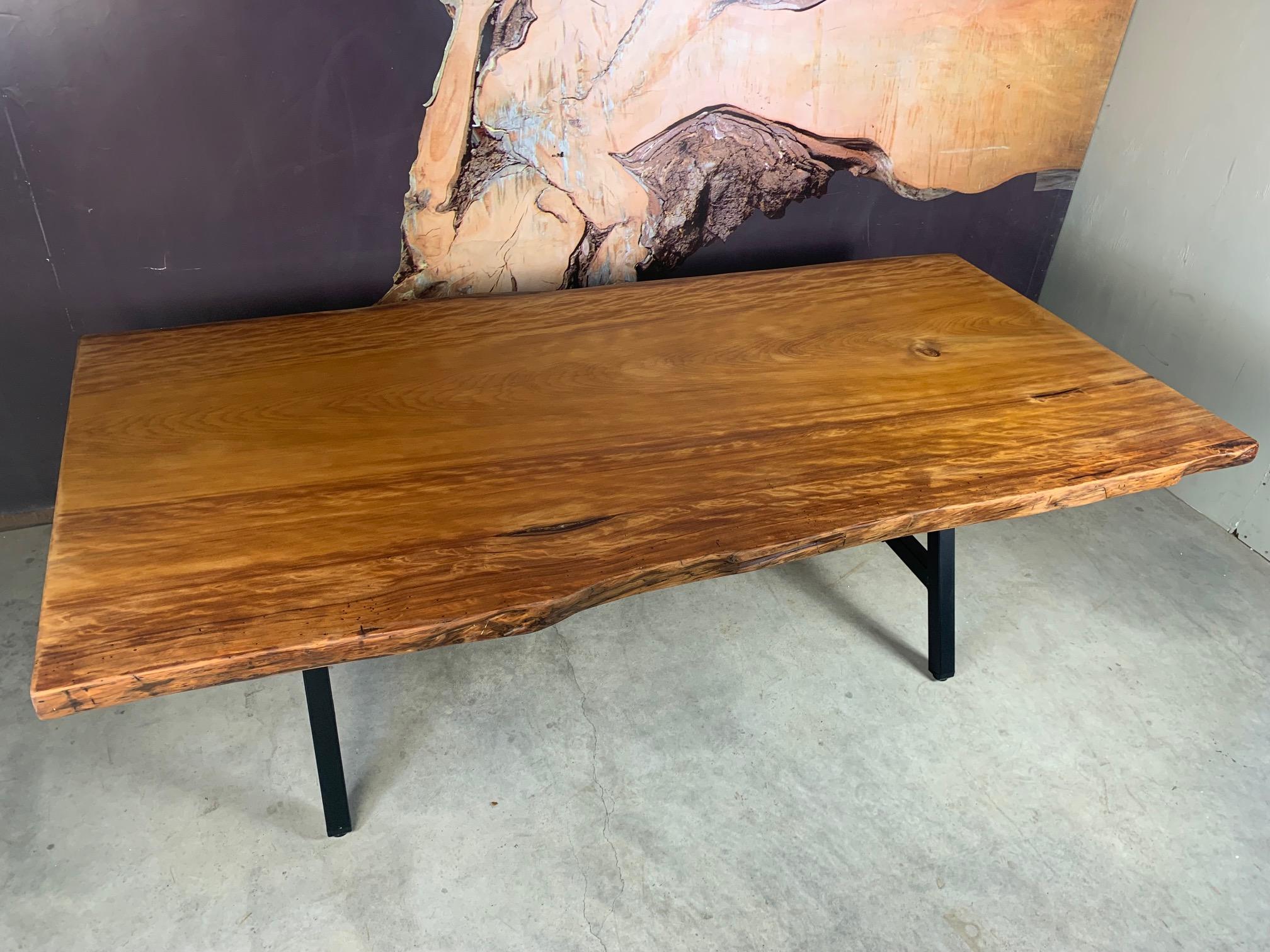 Kauri Round Dining Table 2.4m x 1.2m in Solid Ancient Kauri Wood For ...