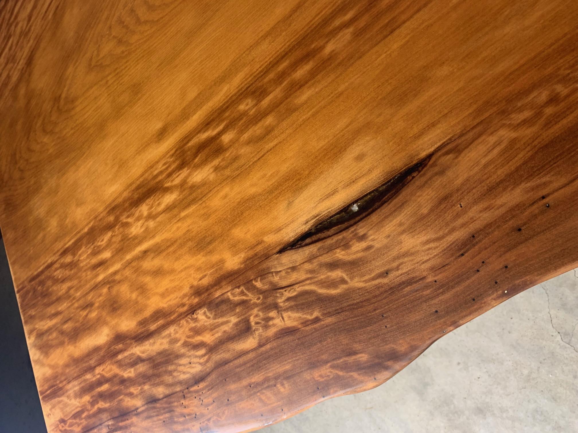 Kauri Round Dining Table 2.4m x 1.2m in Solid Ancient Kauri Wood For ...