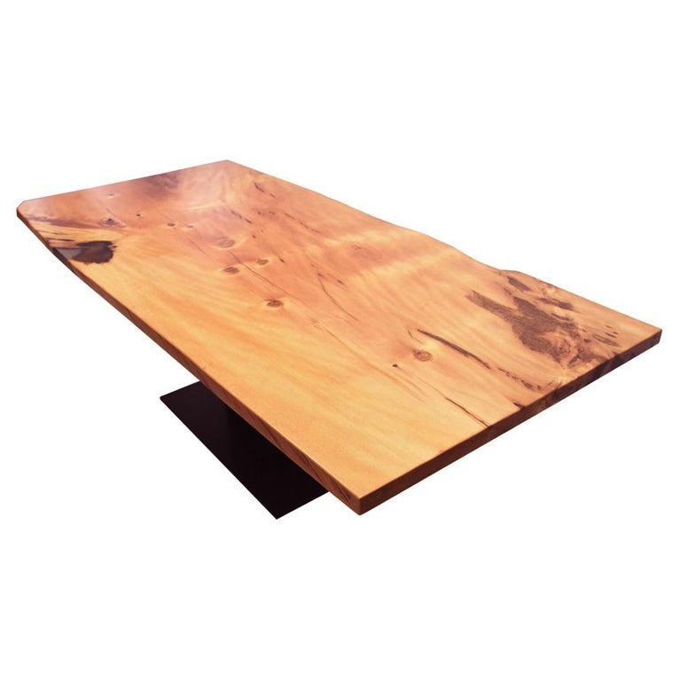 Kauri Wood with Resin Dining Table at 1stDibs | kauri wood for sale