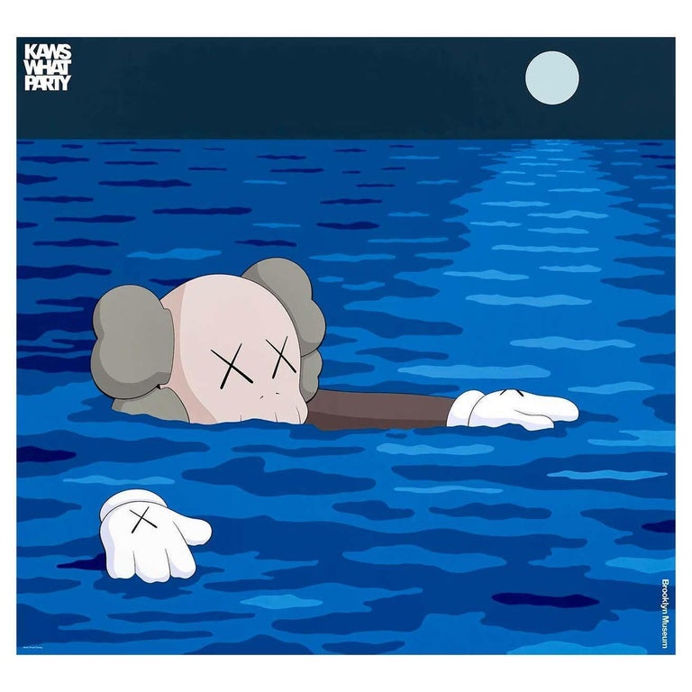 Kaws Brooklyn Museum Poster 2021, 'Kaws Tide' For Sale at 1stDibs