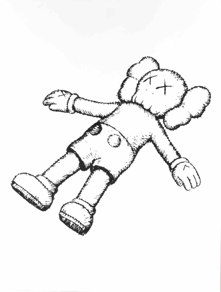 how to draw kaws