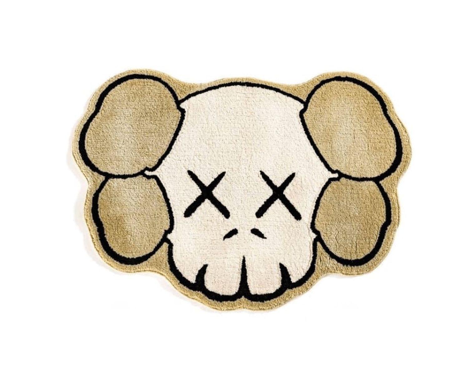 KAWS - Gallery 1950 Original Fake Area Grey Rug By KAWS For Sale at 1stDibs