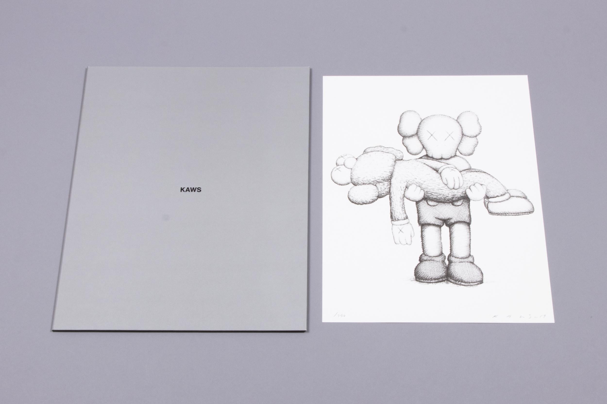 KAWS - KAWS, Gone - Screenprint incl. Limited Edition Catalogue, Signed ...