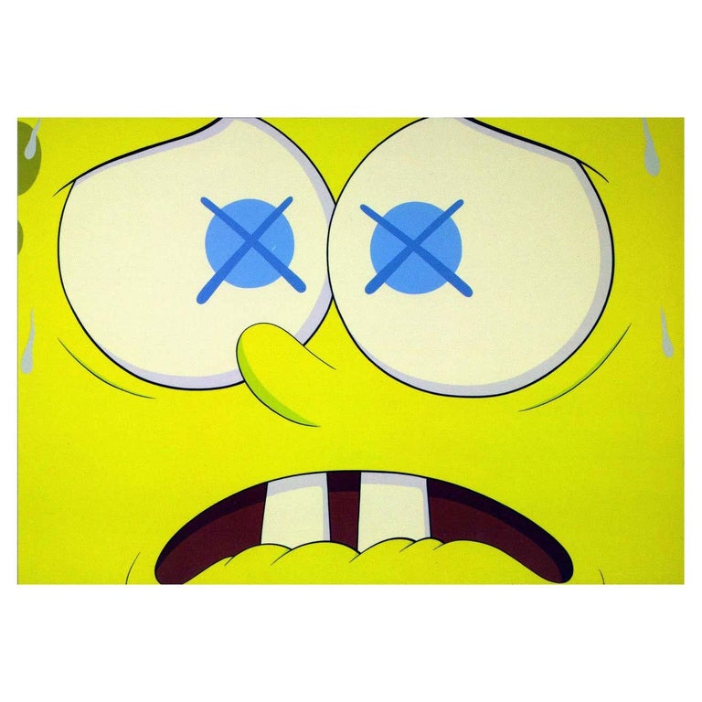 KAWS - KAWS “Saturated” announcement 2008 (KAWS Spongebob) at 1stDibs