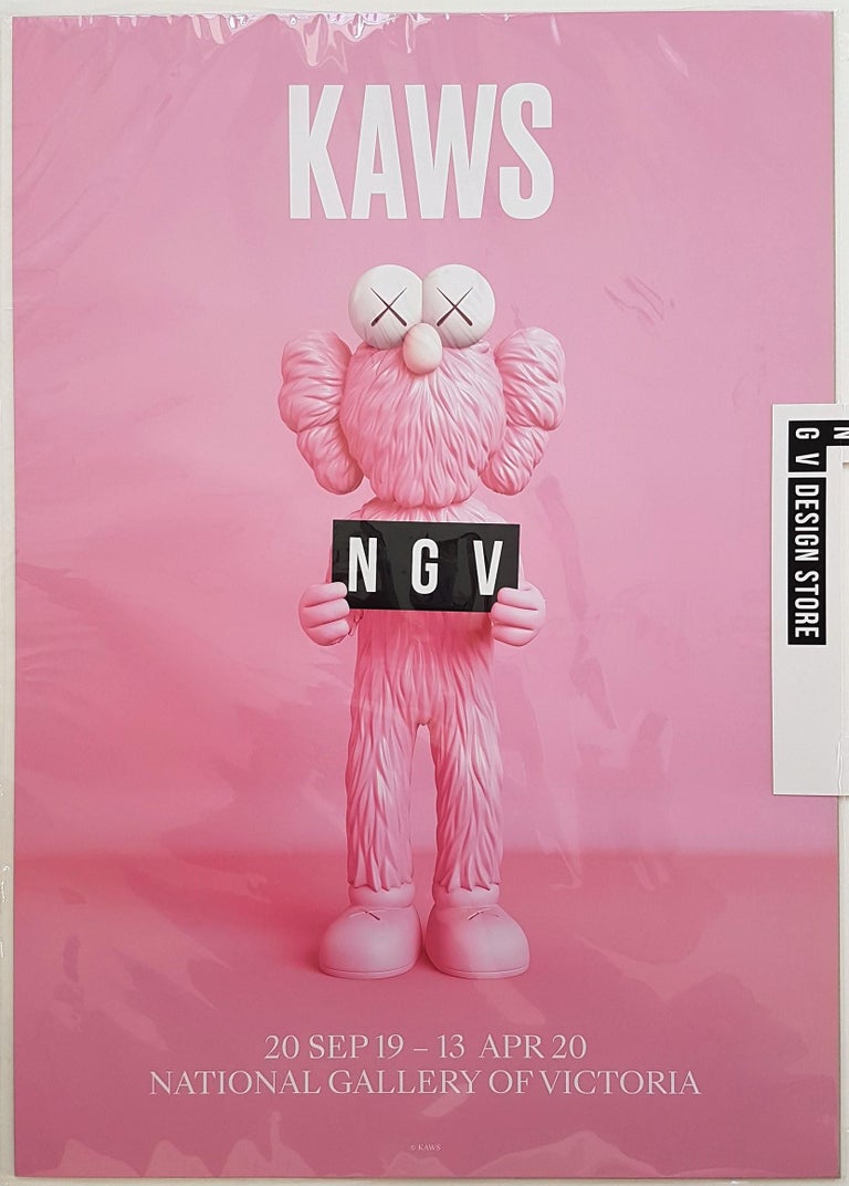 KAWS - NGV Melbourne Pink at 1stDibs