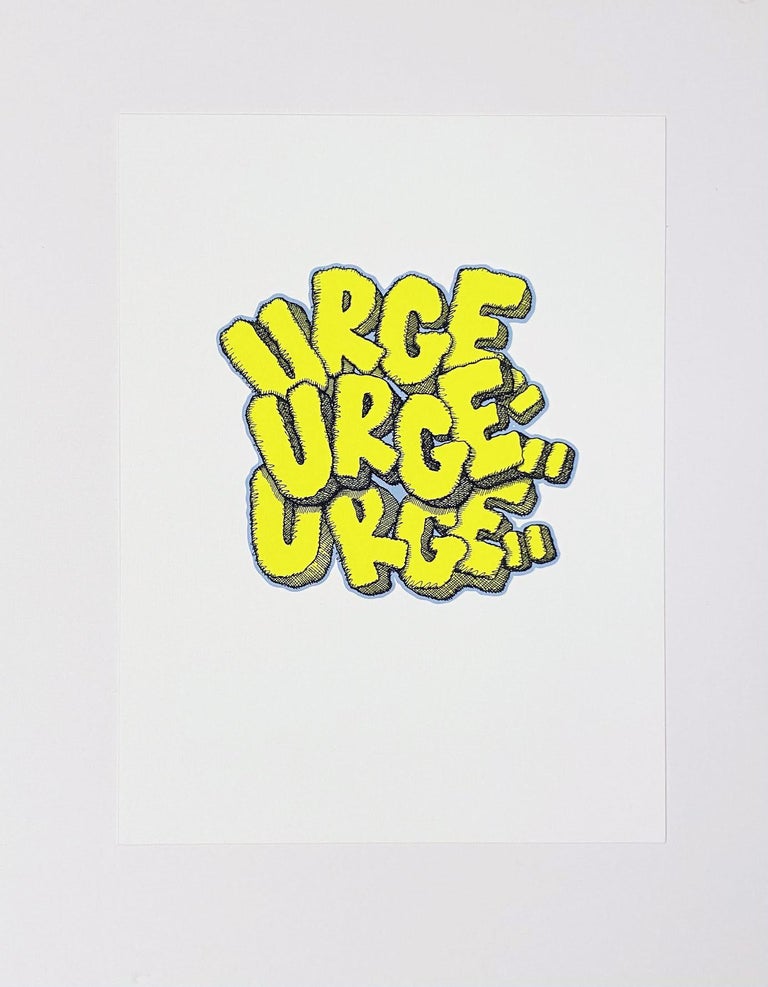 KAWS - URGE Title Page For Sale at 1stDibs | kaws bubble letters, kaws ...