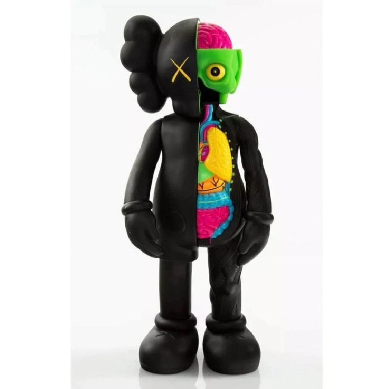 KAWS - Four Foot Dissected Black For Sale at 1stDibs
