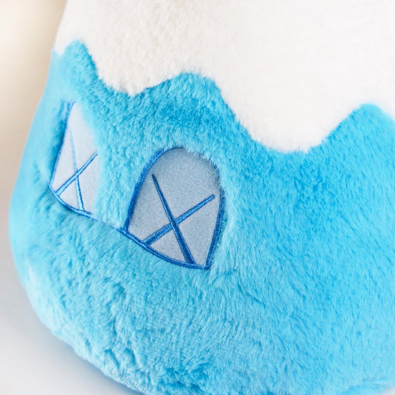 KAWS - Holiday Japan 8" Mount Fuji Plush - Blue and Pink (Set of Two ...