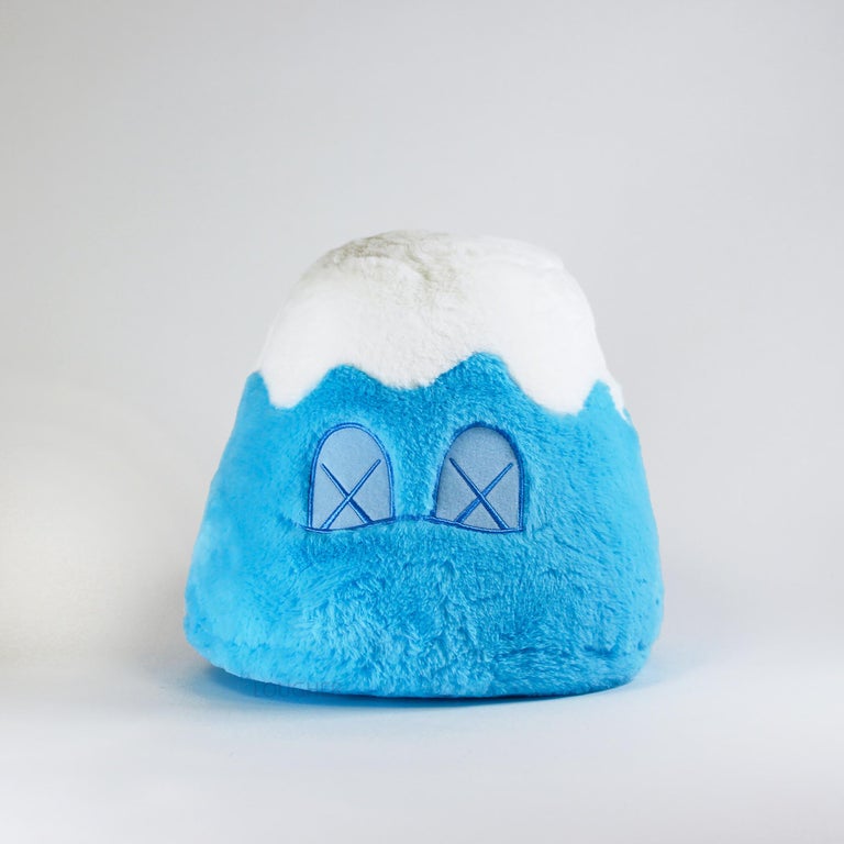 KAWS - Holiday Japan 8" Mount Fuji Plush - Blue For Sale at 1stDibs