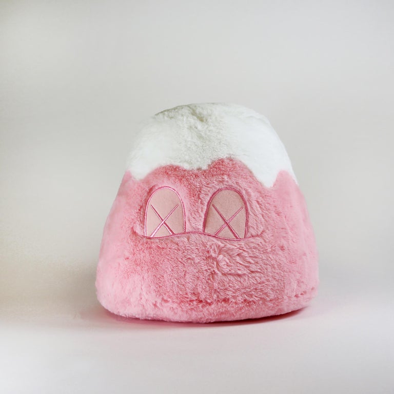 KAWS - Holiday Japan 8" Mount Fuji Plush - Pink For Sale at 1stDibs