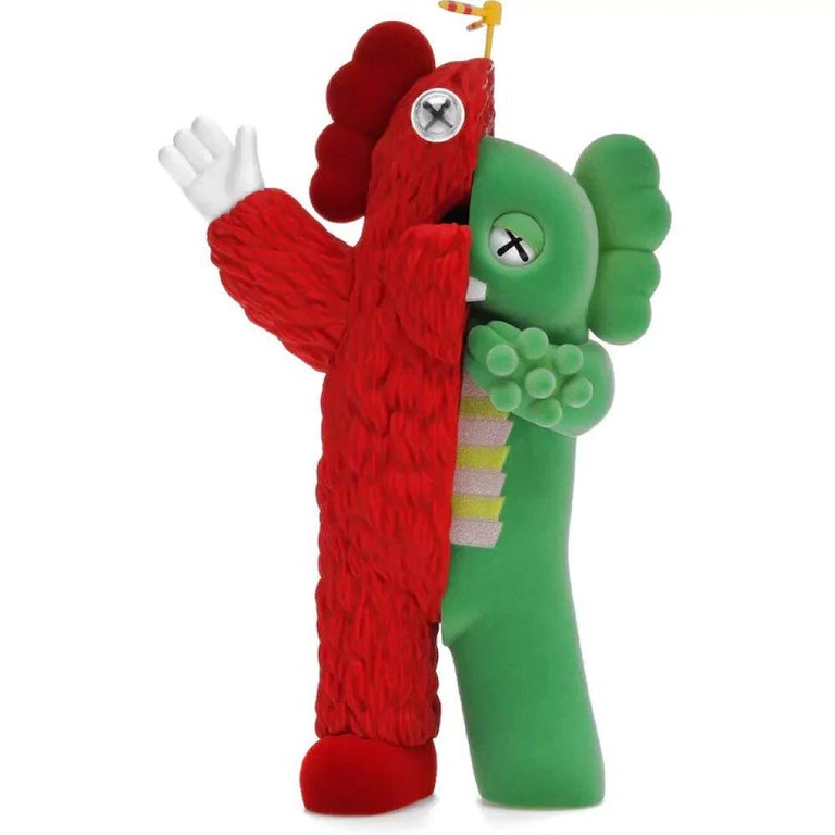 KAWS - Kachamukka - red / green For Sale at 1stDibs