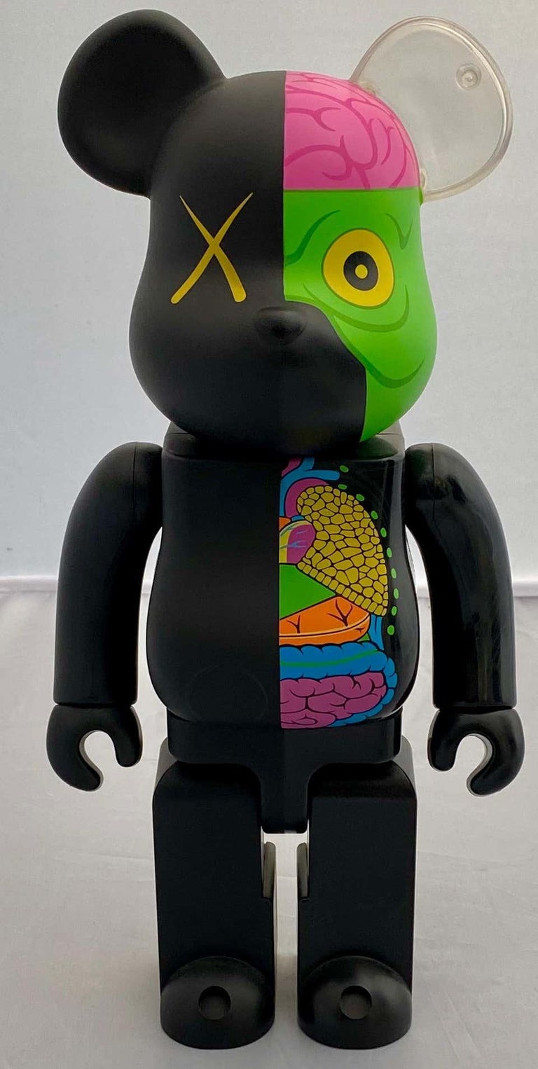 KAWS – „KAWS Bearbrick 3er-Set (KAWS Be@rbrick 400 % gesprenkelte ...