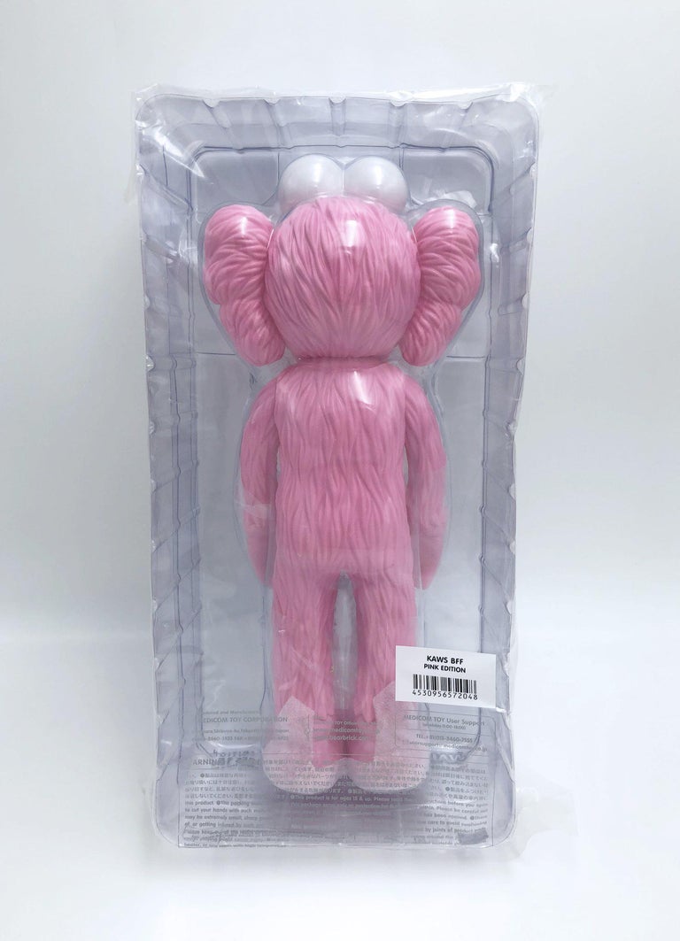 KAWS - KAWS: BFF (Pink) - Original Vinyl Sculpture, Street art, Pop Art ...