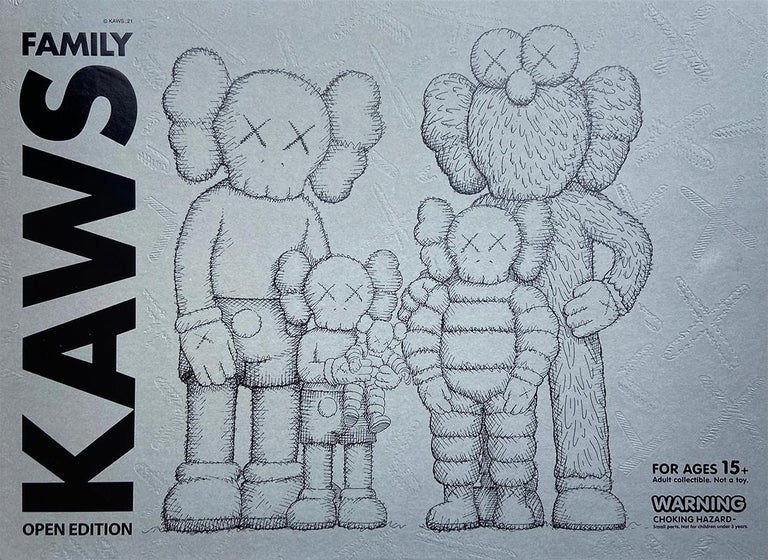 KAWS - KAWS FAMILY complete set of 3 works (KAWS Family companion) For ...
