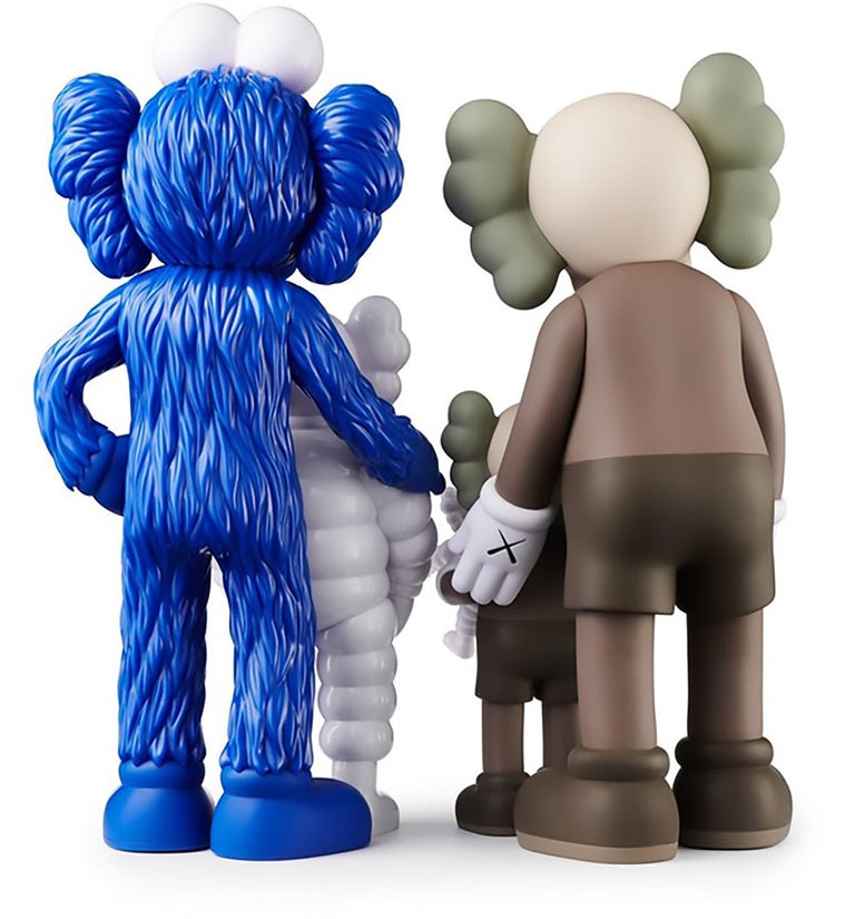 KAWS - KAWS FAMILY complete set of 3 works (KAWS Family companion) For ...