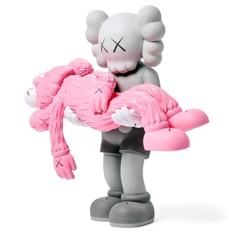KAWS - KAWS GONE Grey (KAWS grey pink gone companion) at 1stDibs