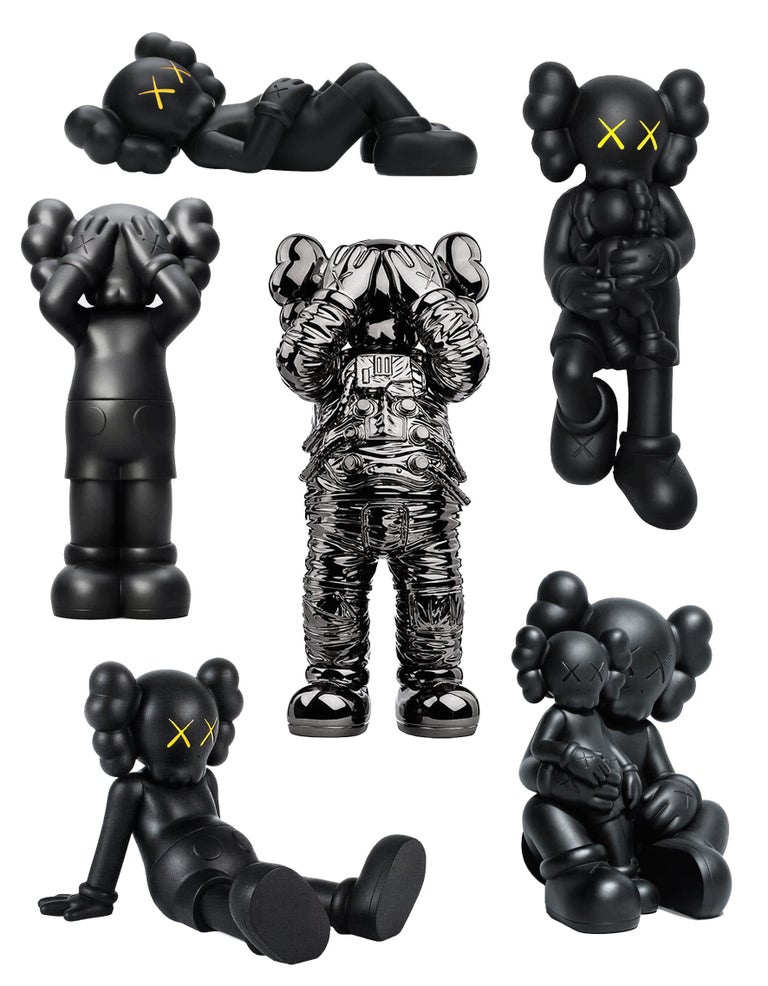 KAWS - KAWS Holiday Companions: set of 6 works (KAWS black companion ...