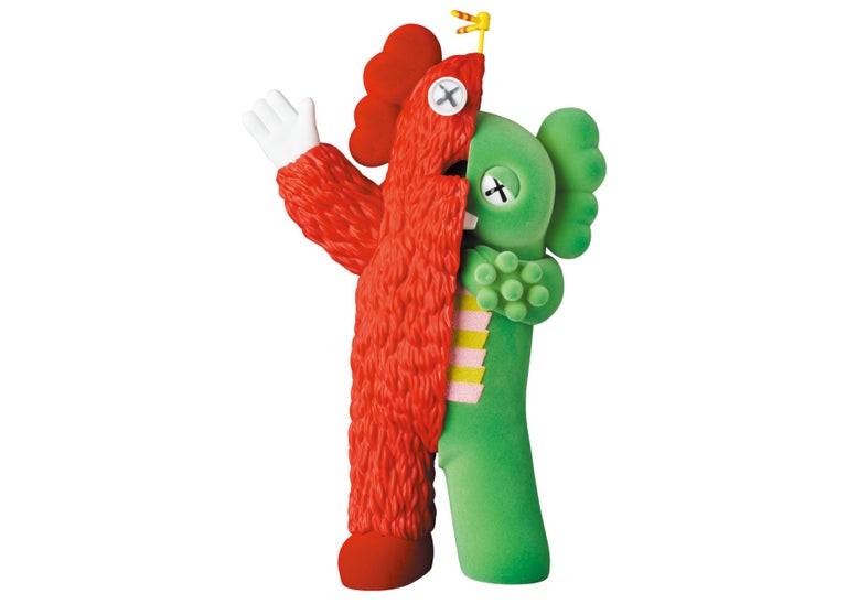 KAWS - KAWS: KACHAMUKKU (GREEN/RED) - Original Vinyl Sculpture, Street ...