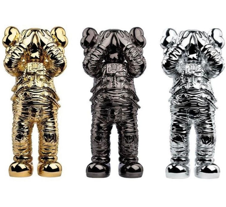KAWS - KAWS SPACE HOLIDAY SET GOLD, BLACK, SILVER Full set Contemporary ...