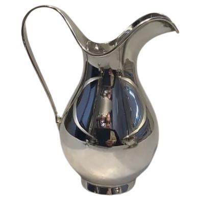 Kay Fisker Sterling Silver Pitcher "Vinkande" 1 Liter Anton Michelsen ...