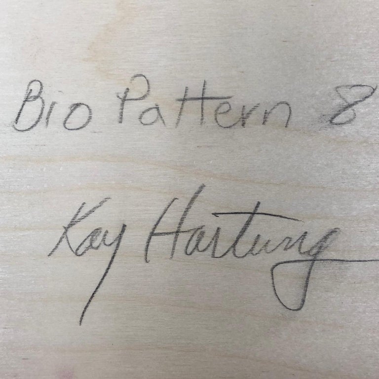 Kay Hartung - "Bio Patterns 8", encaustic, pastel, abstract ...