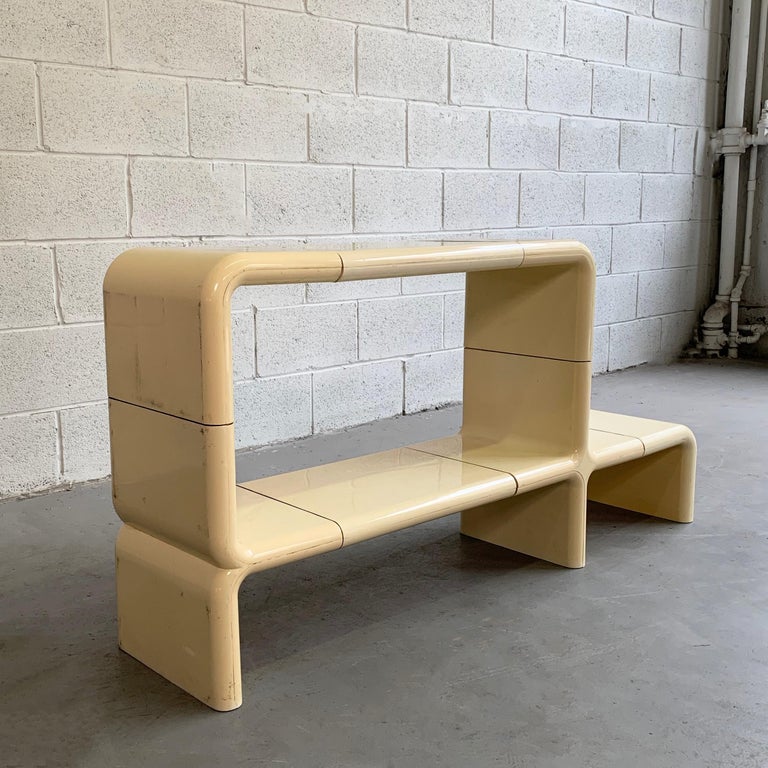 Kay Leroy Ruggles Modular Umbo Console Shelf Unit Bookcase at 1stDibs