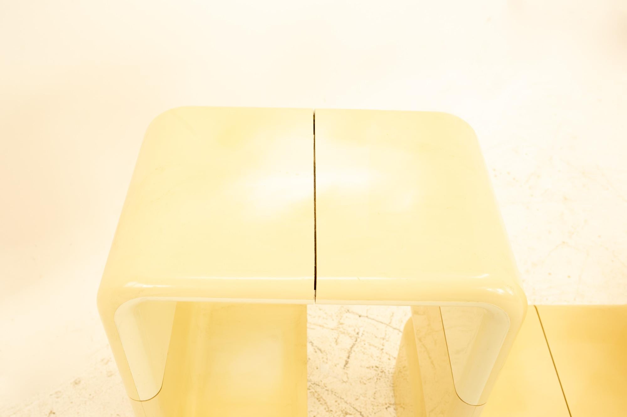 Kay Leroy Ruggles Umbo Midcentury White Shelving Console at 1stDibs ...