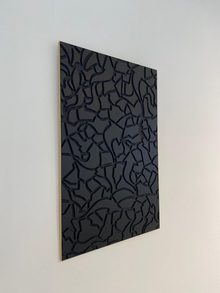 Kay One - Black Star - Laser-cut vinyl monochromatic artwork by Kay One ...