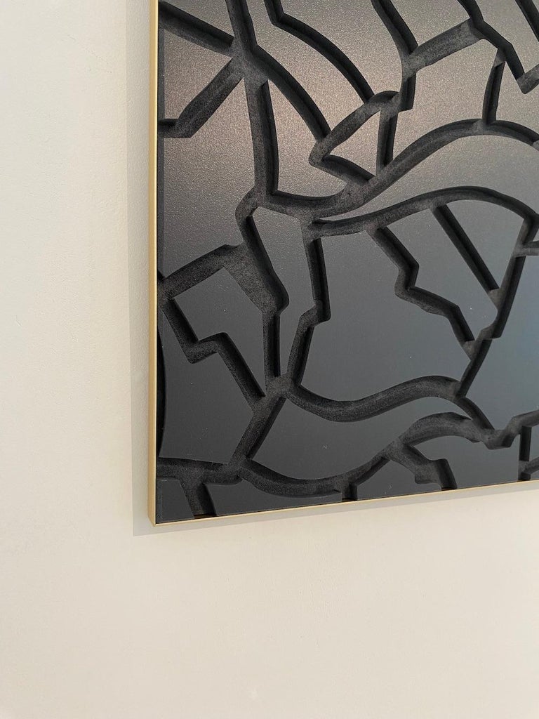 Kay One - Black Star - Laser-cut vinyl monochromatic artwork by Kay One ...