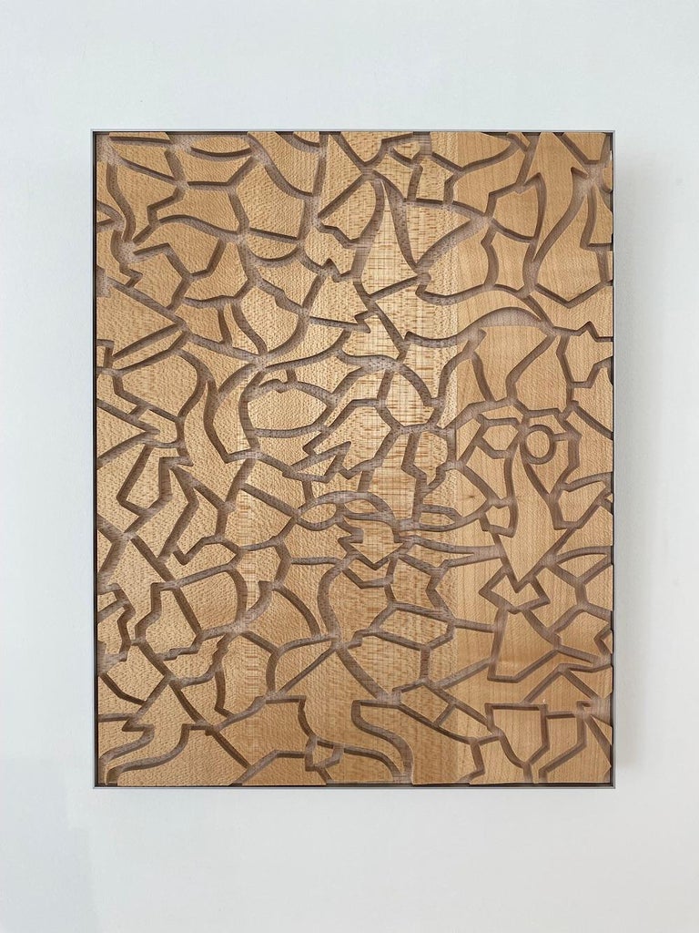 Kay One - Fly Town Road Map - Laser-cut wood artwork by Kay One For ...