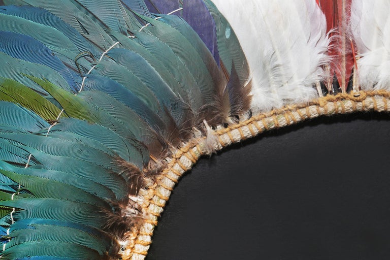 Kayapo 3 Headdress with Natural Feathers at 1stDibs