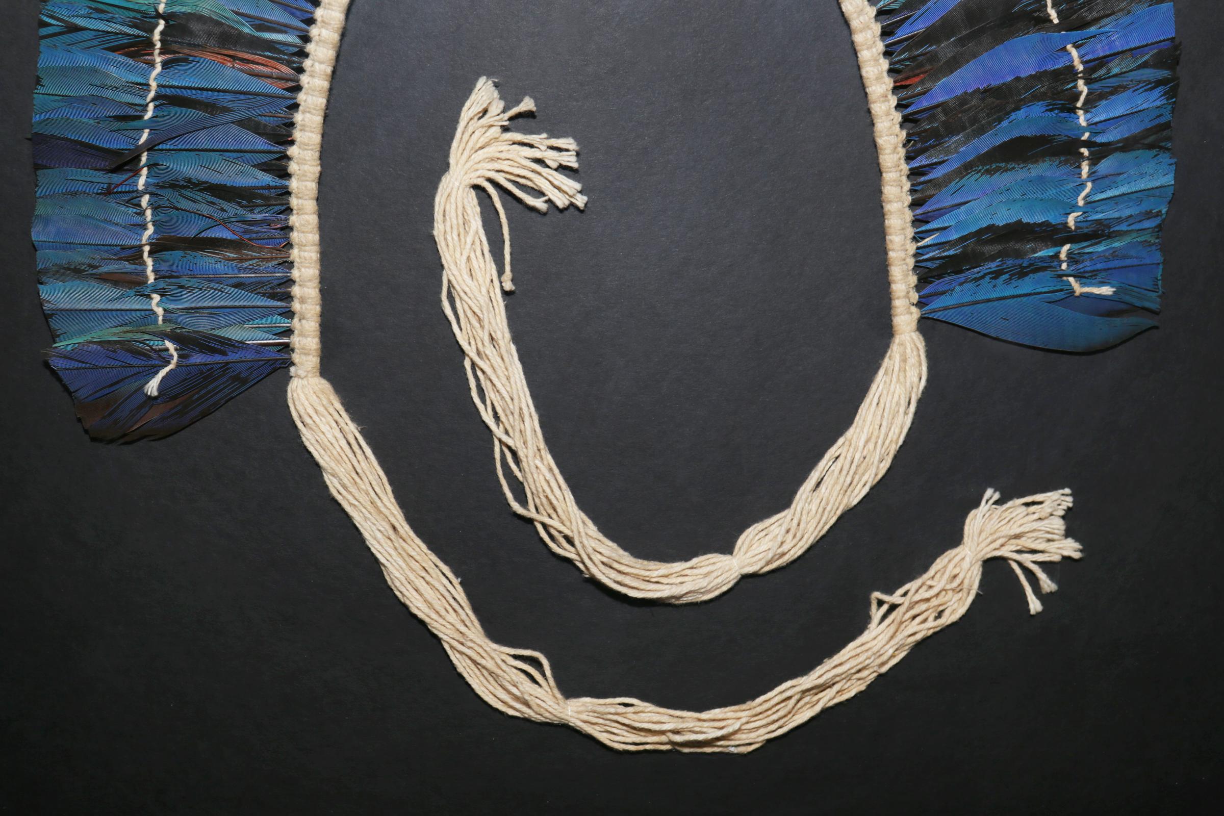 Kayapo 4 Headdress with Natural Feathers at 1stDibs