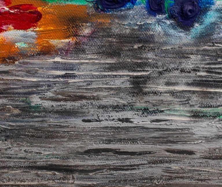 Kayo Lennar 'Floral Composition' Oil on Canvas For Sale at 1stDibs