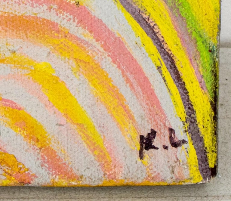 Kayo Lennar "Mr. and Mrs. Adam." Oil on Canvas, Pair For Sale at 1stDibs