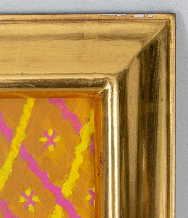 Kayo Lennar "Petit Tapis #6" Oil on Canvas, 1999 For Sale at 1stDibs